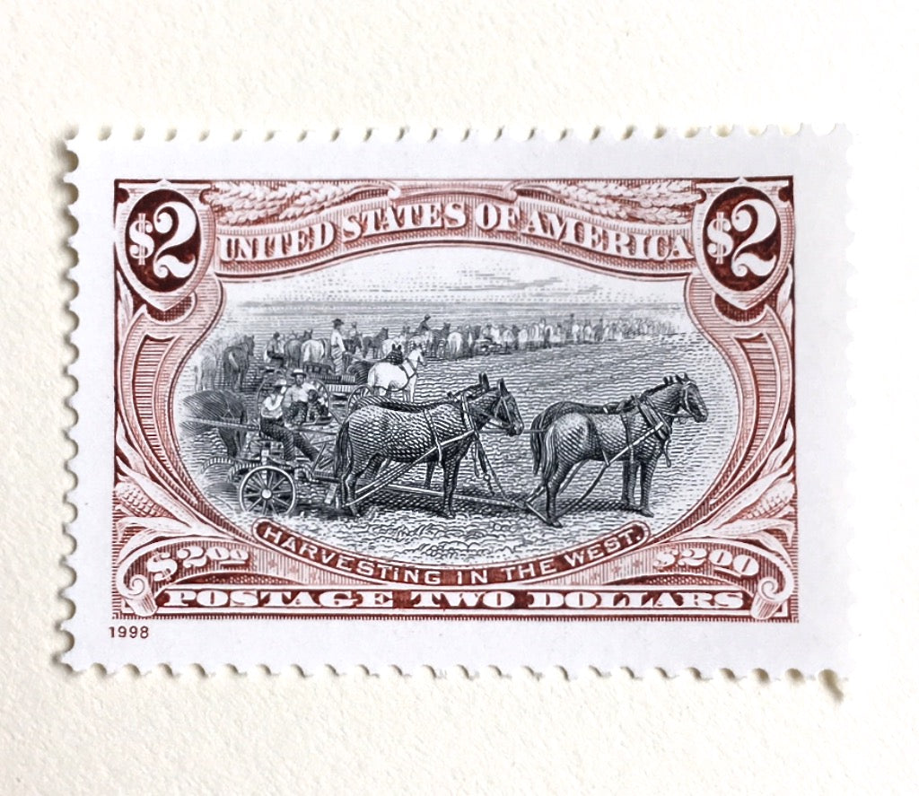 10 $2.00 Horse Stamps Unused Vintage Postage For Mailing Wedding Invit ...