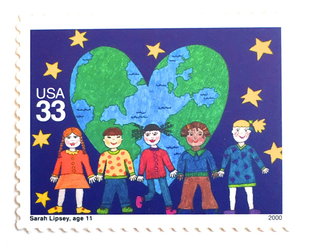 10 Earth Love Stamps Earth Day Postage Stamps for Mailing – Edelweiss Post