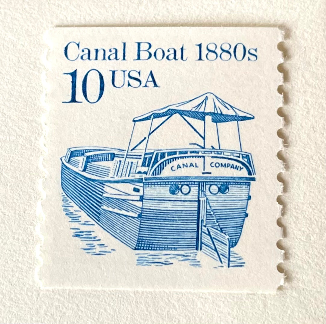 10 Blue Boat Stamps Vintage Postage Stamps for Mailing – Edelweiss Post