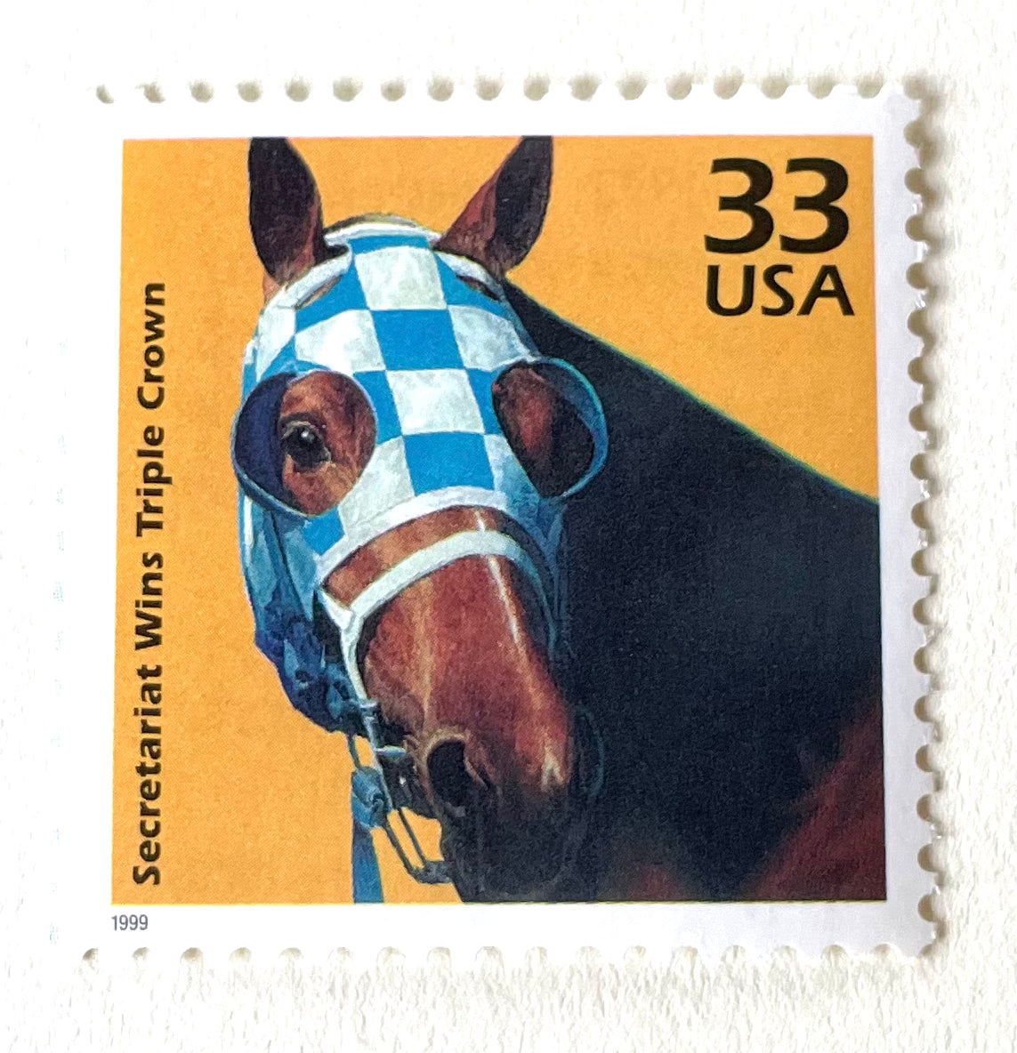 10 Race Horse Postage Stamps Vintage Horse Racing Unused Stamps For Ma ...