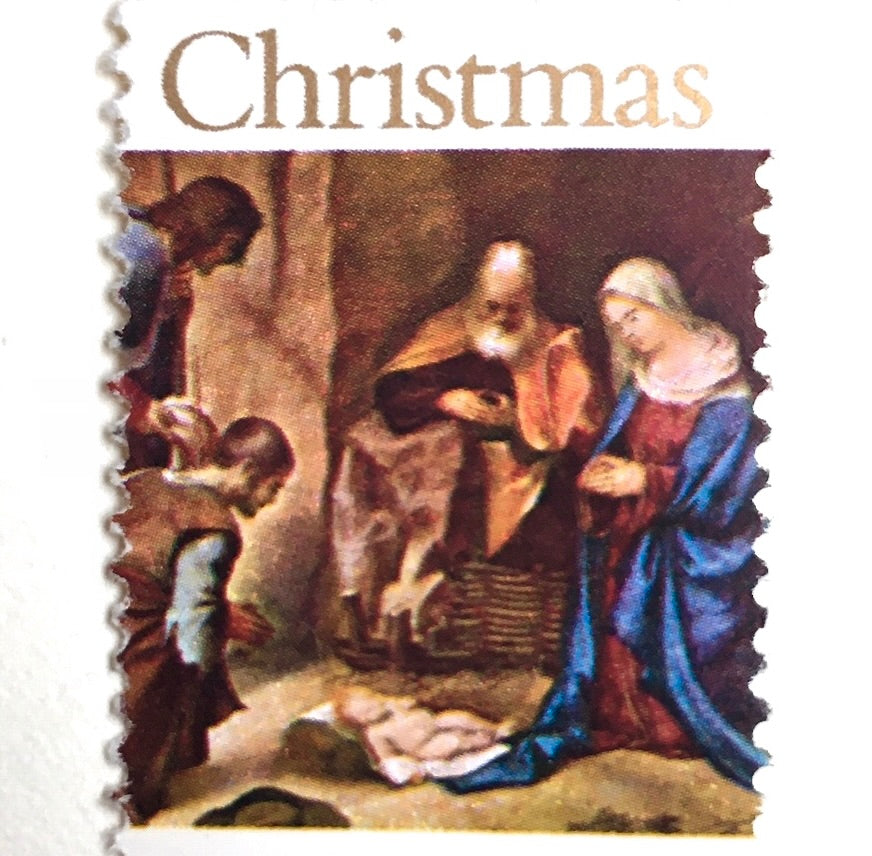 10 Vintage Nativity Postage Stamps Unused Christmas Stamps for Mailing ...