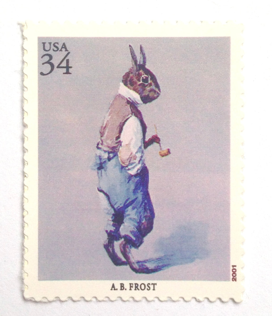 10 Bunny Rabbit Stamps Vintage Unused Postage For Mailing – Edelweiss Post