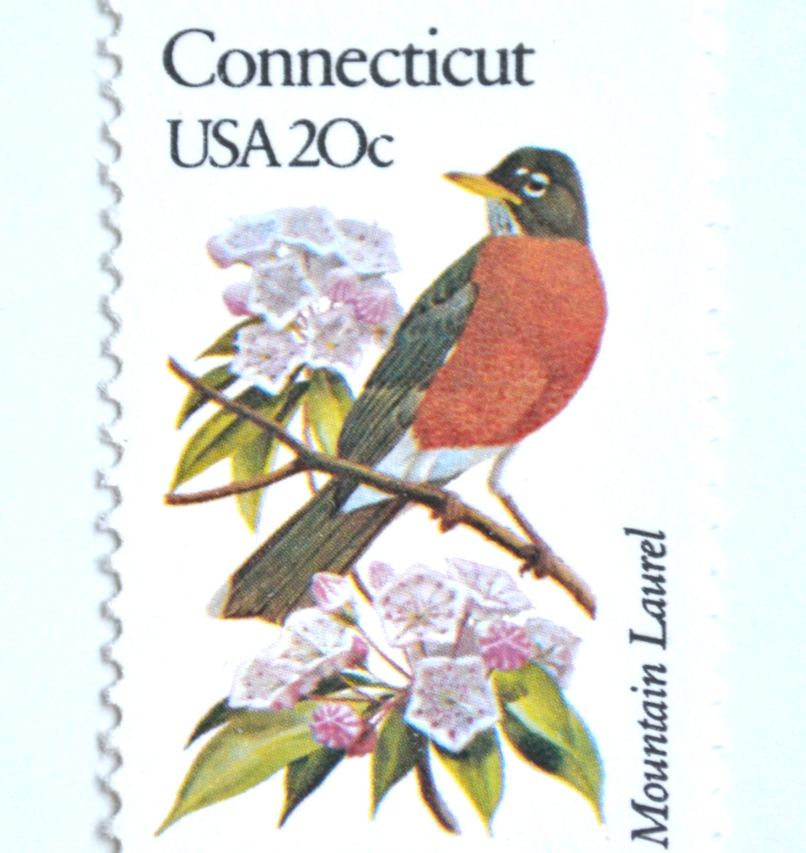 10 Connecticut Stamps Vintage Unused Robin Postage for Mailing ...