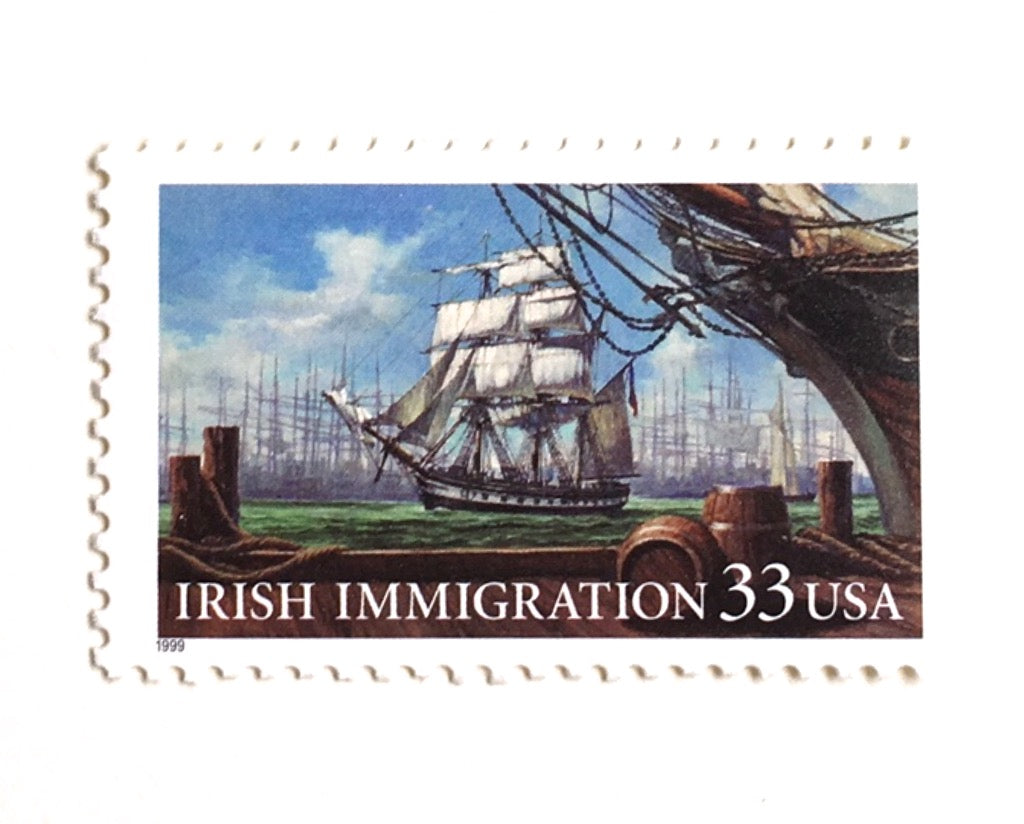 10 Vintage Sailing Ship Stamps // Nautical Postage Stamps // Irish Sea ...