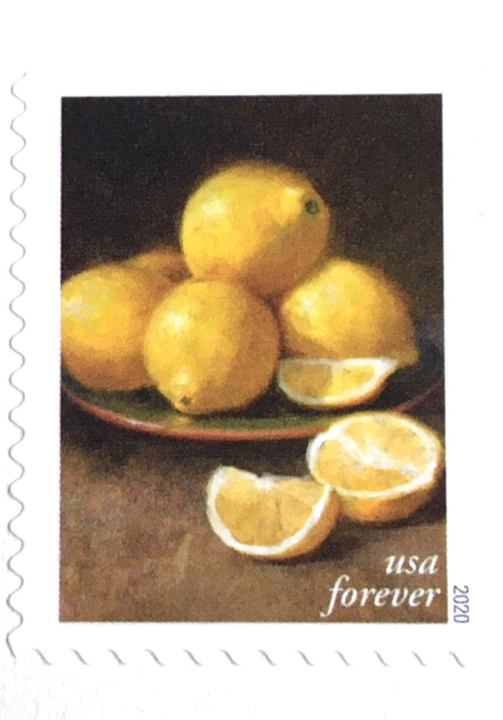 10 Lemon Forever Stamps Unused Yellow Citrus Postage Stamps For Mailin ...