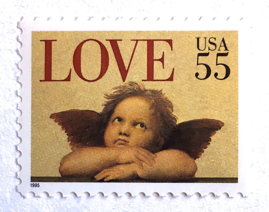 10 Classical Cherub Stamps 55 Cent Vintage Classical European Painting ...