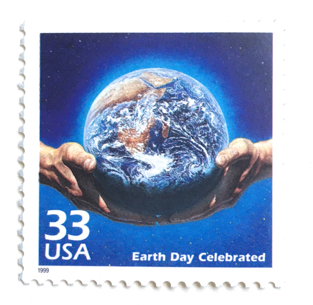 10 Earth Stamps Vintage Planet Earth Postage Stamps for Mailing ...