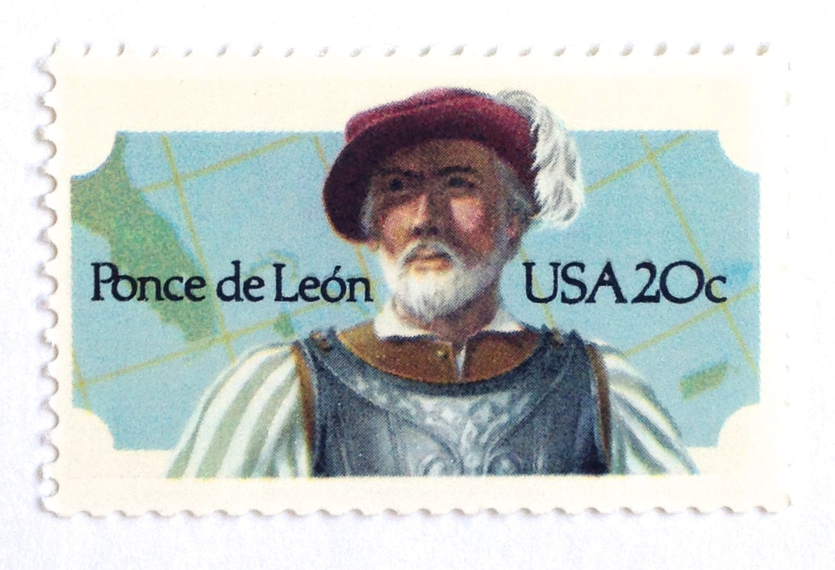 10 Vintage Florida Explorer Stamps Unused Map Postage Stamps for Maili ...