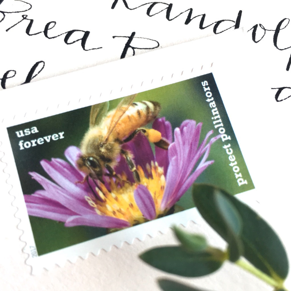 10 Bee Forever Stamps Stamps Pollination Postage for Mailing ...