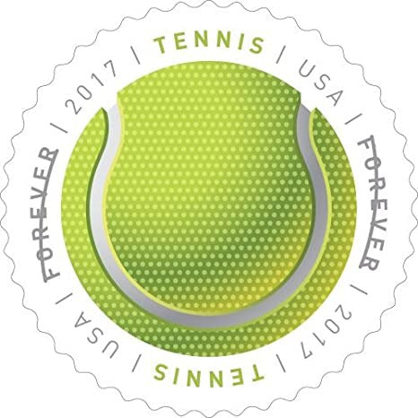 5 Tennis Forever Stamps Unused Postage Stamp for Mailing – Edelweiss Post