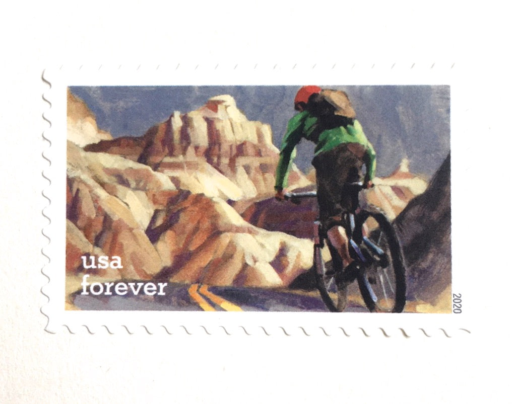 10 Biking Forever Stamps Bicycle Forever Postage Cycling Stamps For Ma ...