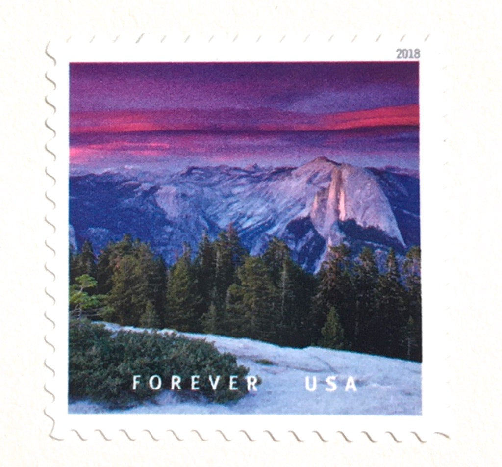 10 Mountain Forever Stamps Pine Tree Mountains Landscape Forever Stamp ...