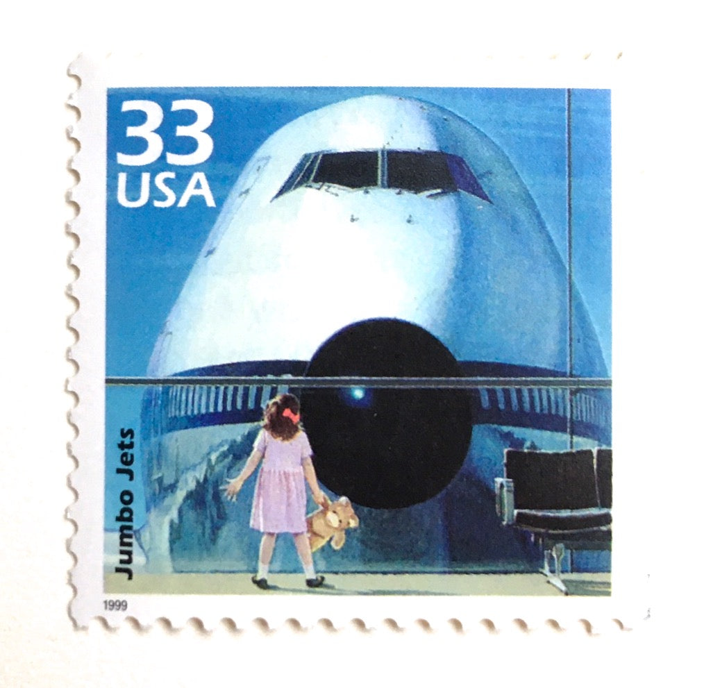10 Jumbo Jet Airliner Postage Stamps Vintage Unused Airplane Stamps fo ...