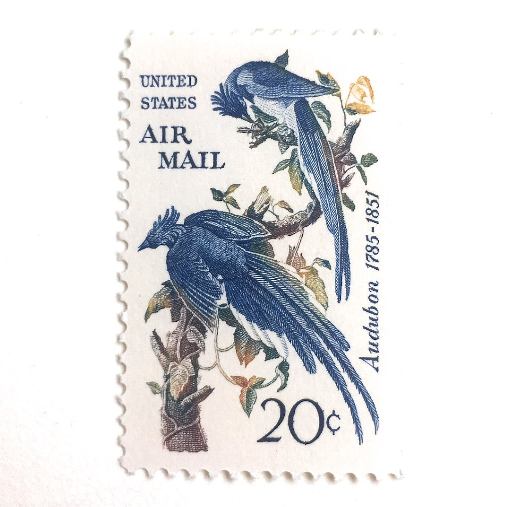 10 Blue Bird Stamps Unused 20 Cent Blue Postage Stamps for Mailing ...