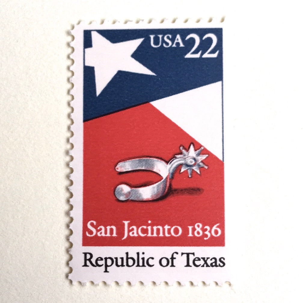 10 Texas Postage Stamps Vintage Lone Star State Unused Republic of Tex ...