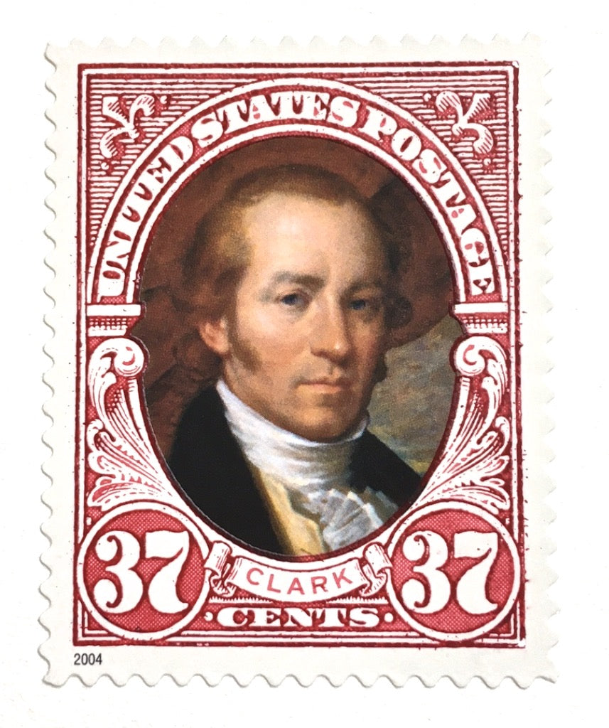 10 Vintage Explorer Postage Stamps Unused William Clark Stamps for Mai ...