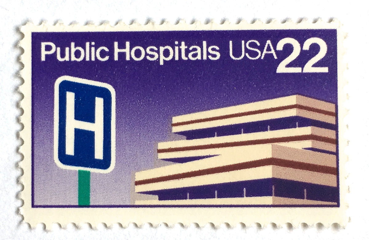 10 Hospital Postage Stamps Medical Postage Stamps for Mailing ...