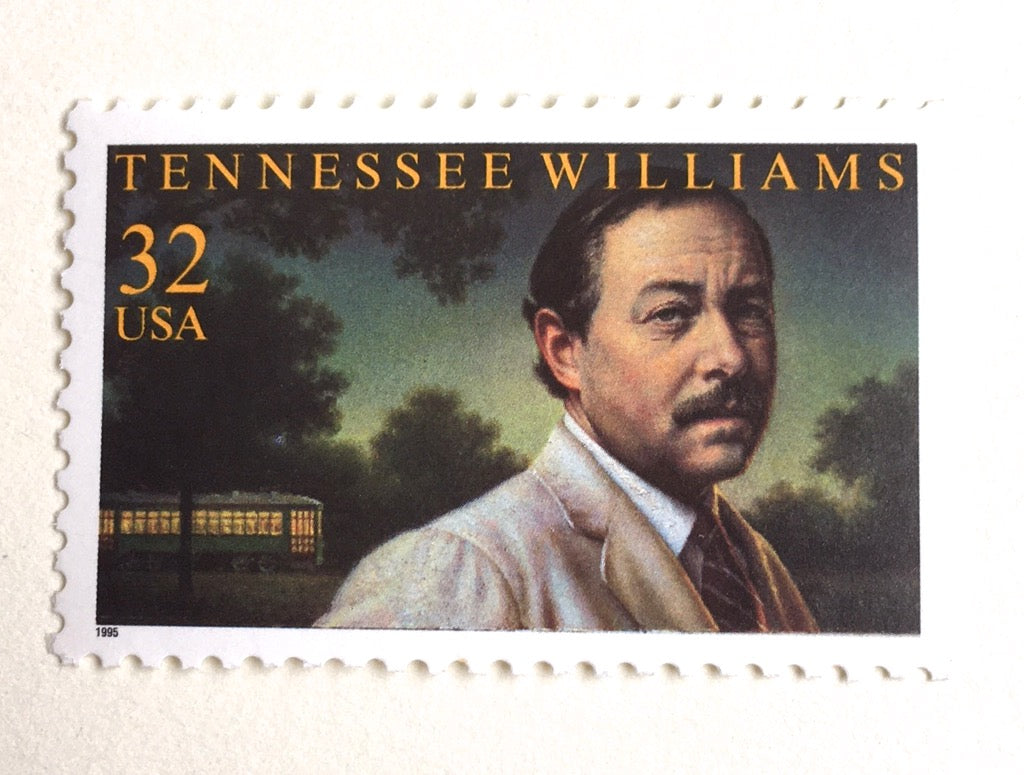 10 New Orleans Streetcar Tennessee Williams Stamps Vintage St. Charles ...