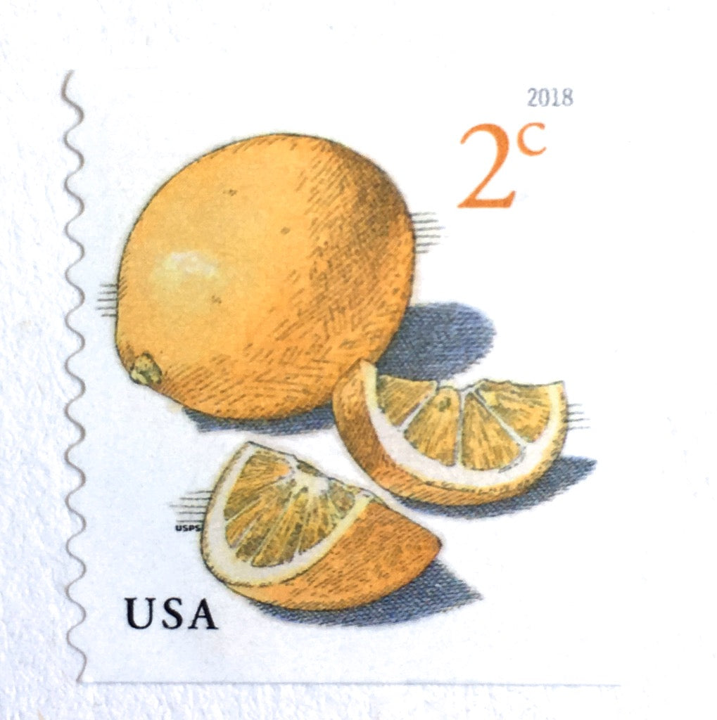 10 Lemon Stamps Unused 2 Cent Lemon Citrus Postage Stamps For Mailing ...