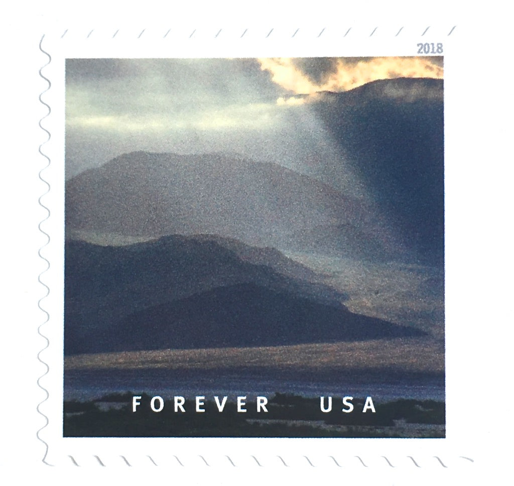 5 Grey Mountain Forever Stamp Neutral Mountain Landscape Forever Stamp ...