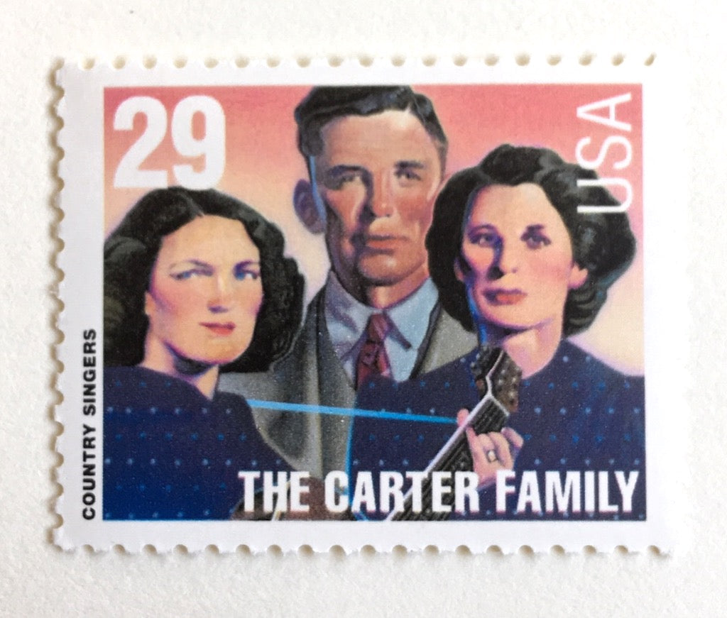 10 Carter Family Postage Stamps Family of Country Singers Stamps for M ...