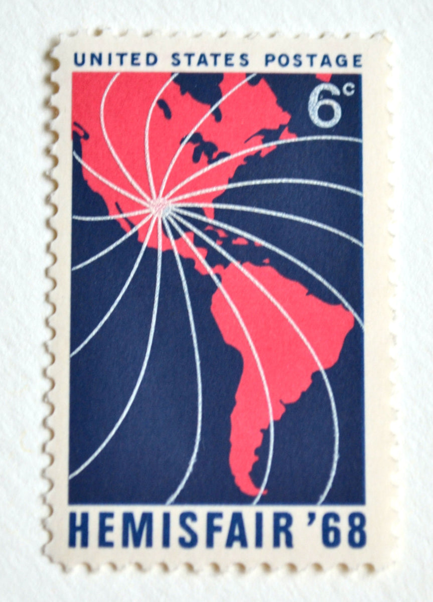 10 Vintage Map Stamps Unused Postage for Mailing – Edelweiss Post