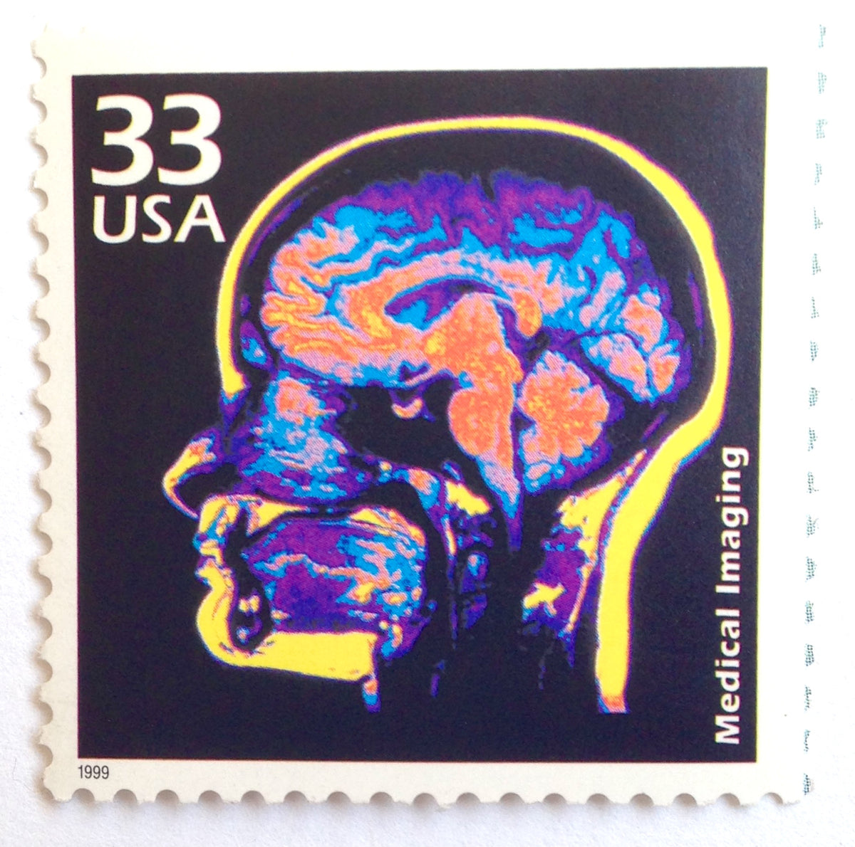 10 Medical Imaging Postage Stamps Brain Scan Postage Stamps for Mailin ...