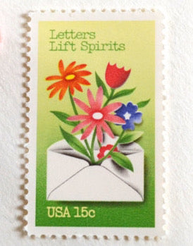 10 Vintage Postage Letter Writing Stamps Letters Lift Spirits Stamps f ...